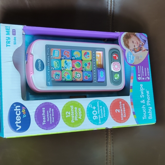 vtech | Toys | New Vtech Touch And Swipe Baby Phone | Poshmark